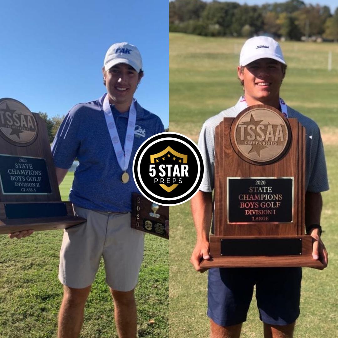 2020 5Star Preps Boys Co-Golfers of the Year: Kaleb Wilson (CAK), Lance ...