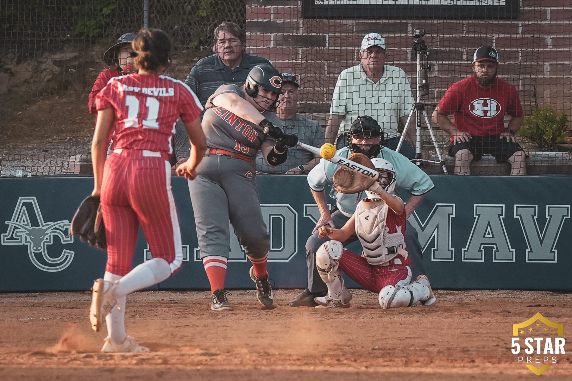 5STAR PHOTOS presented by KOC — Halls Lady Red Devils vs. Clinton Lady ...