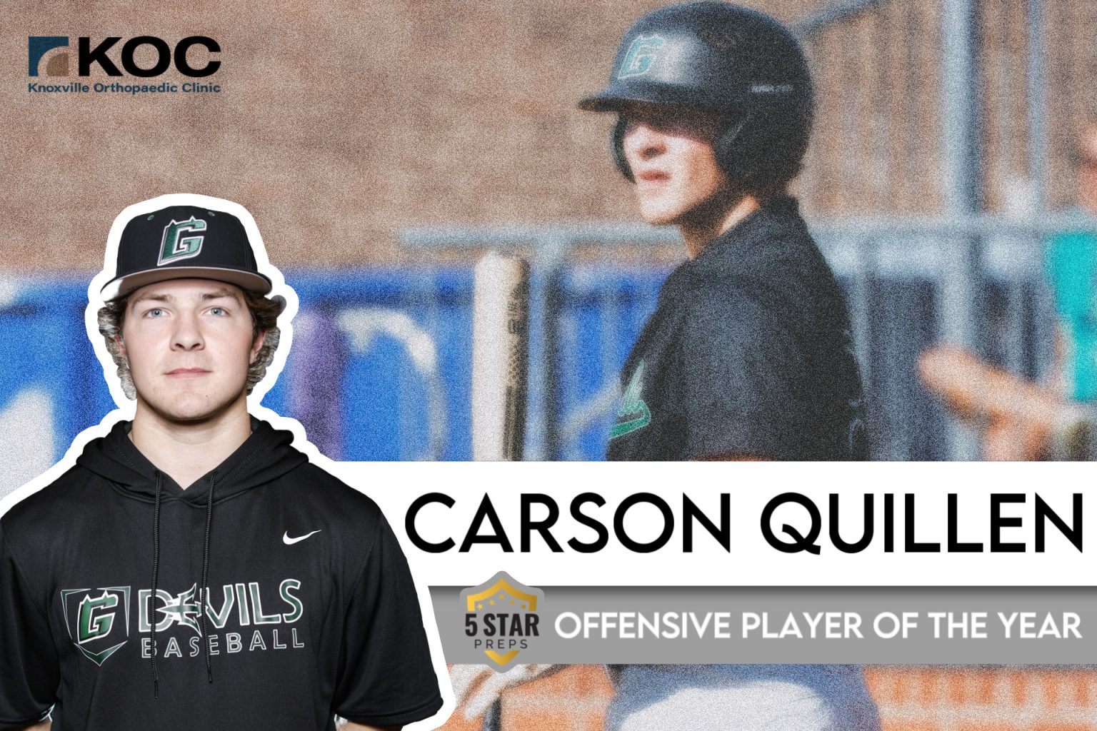 KOC & 5Star Preps Baseball 2025 Offensive Player of the Year: Carson ...